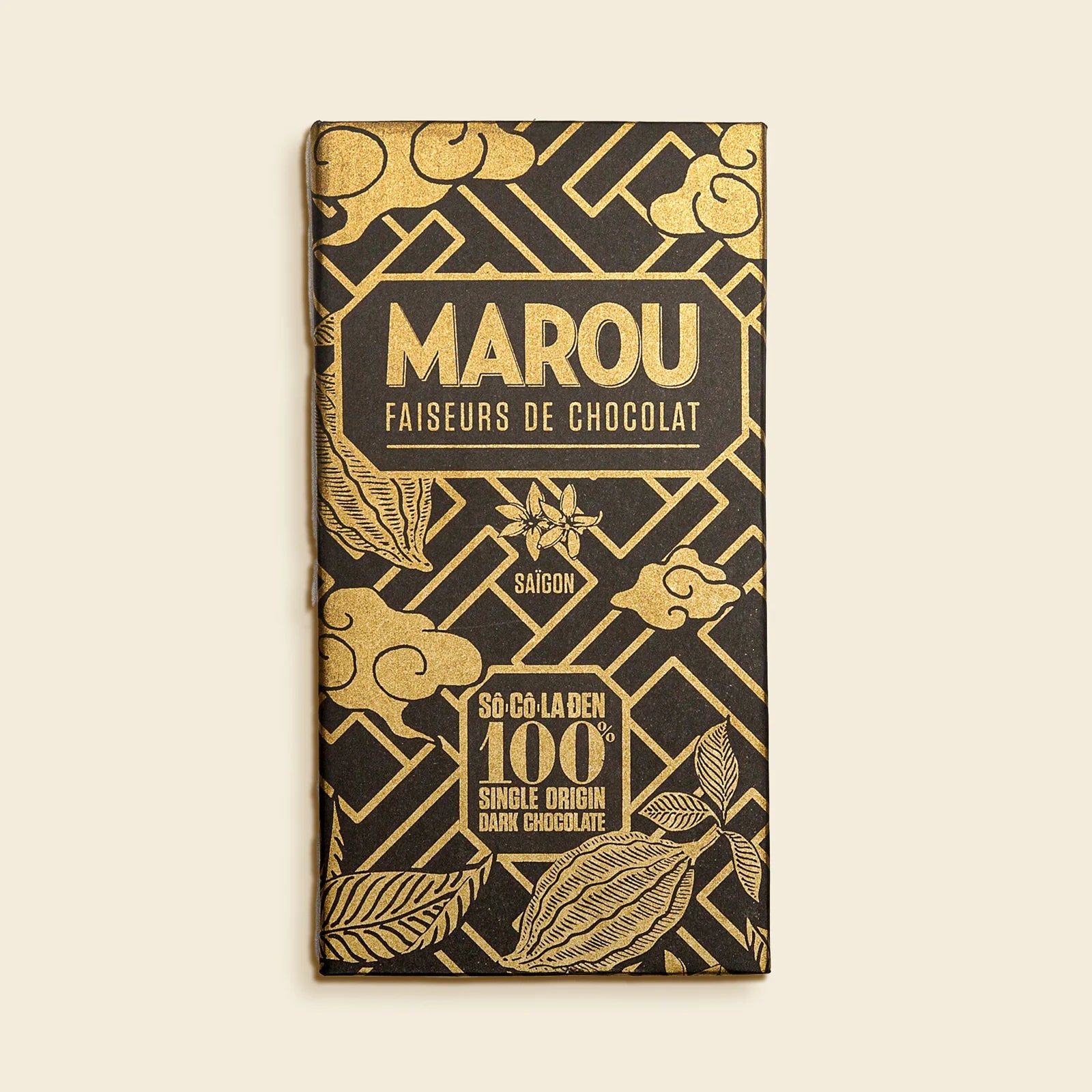 Vietnam 100% Pure Dark Chocolate Bar – Bold & Rich – Marou Chocolate ...