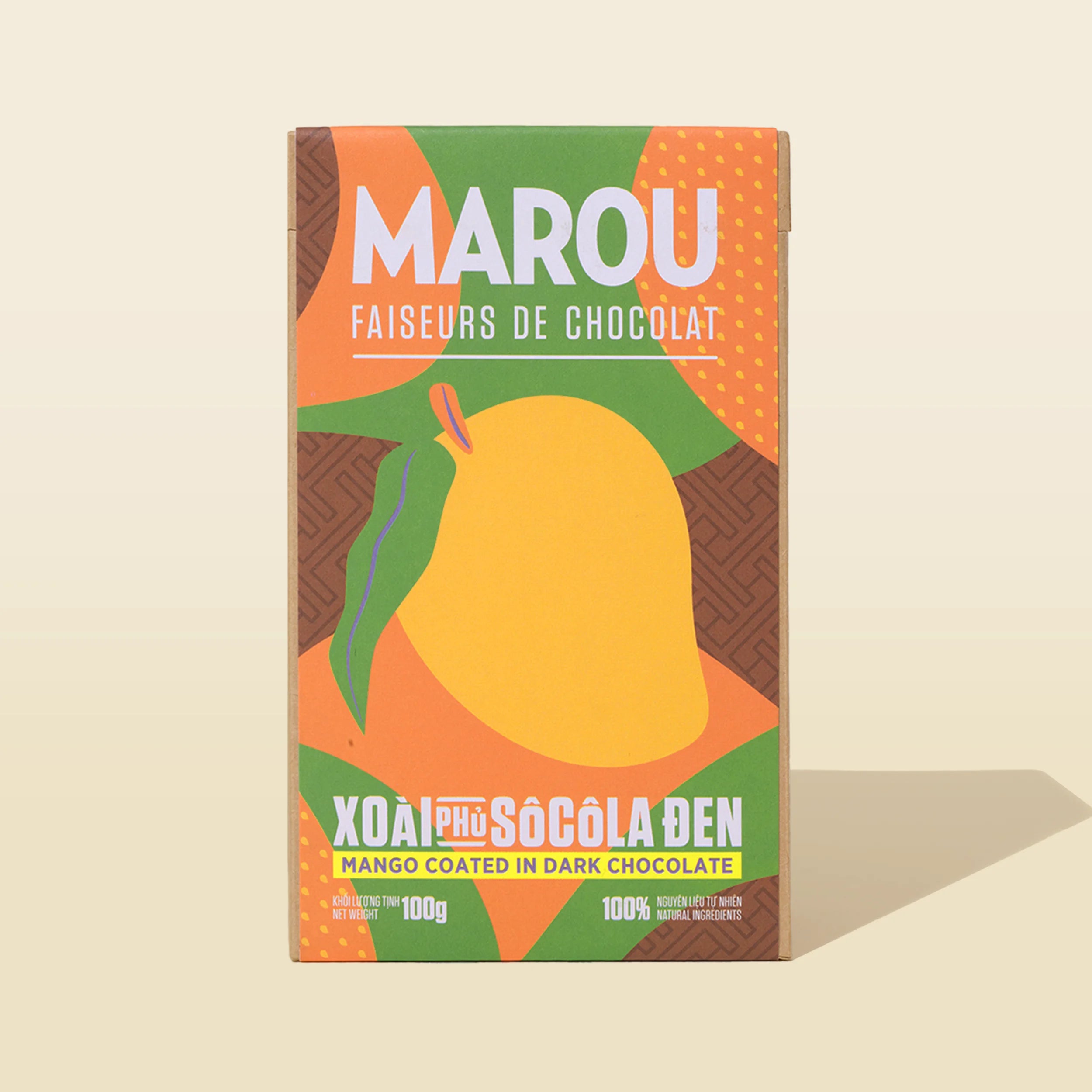Dried Mango Coated in Dark Chocolate – Marou Chocolate Singapore
