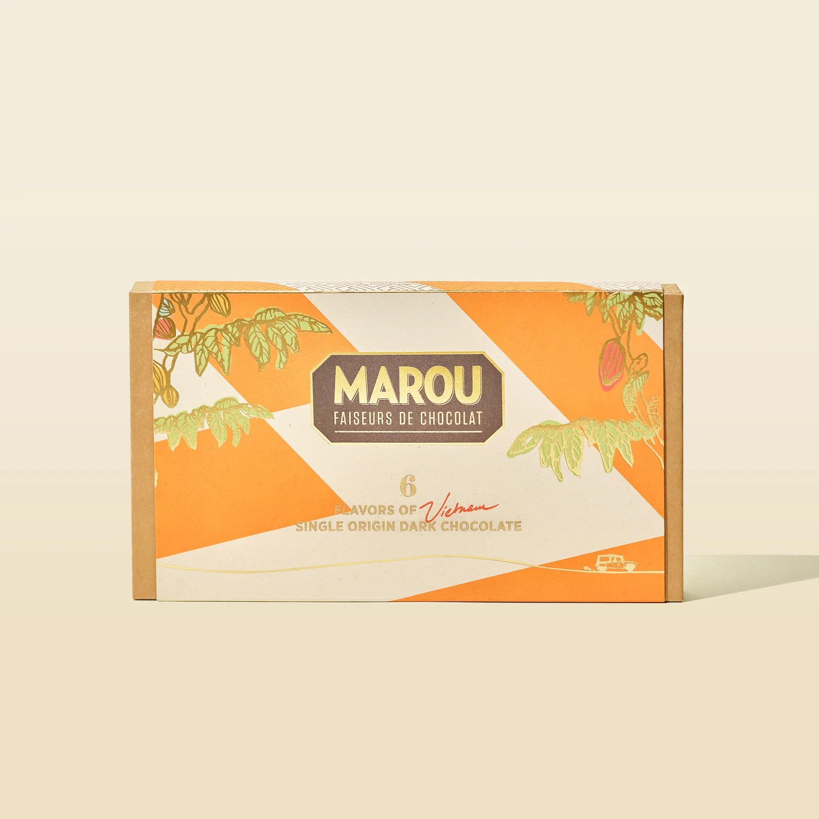 6 Flavors of Vietnam Chocolate Bars Gift Box – Marou Chocolate Singapore