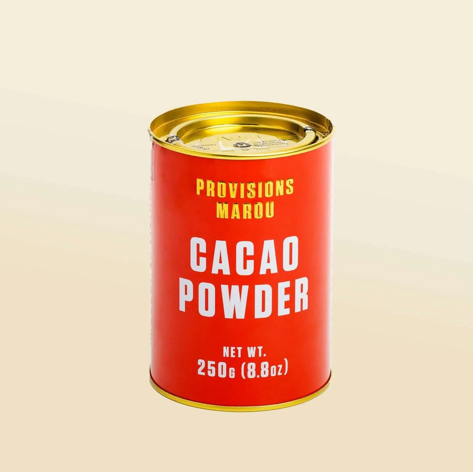 Pure Cacao Powder Tin – Non-Alkalized & Rich – Marou Chocolate Singapore